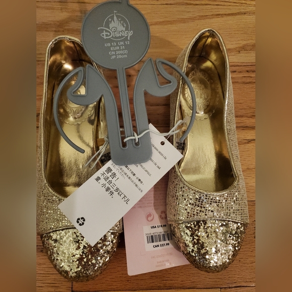 Disney | Shoes | Disney Princess Gold Shoes | Poshmark
